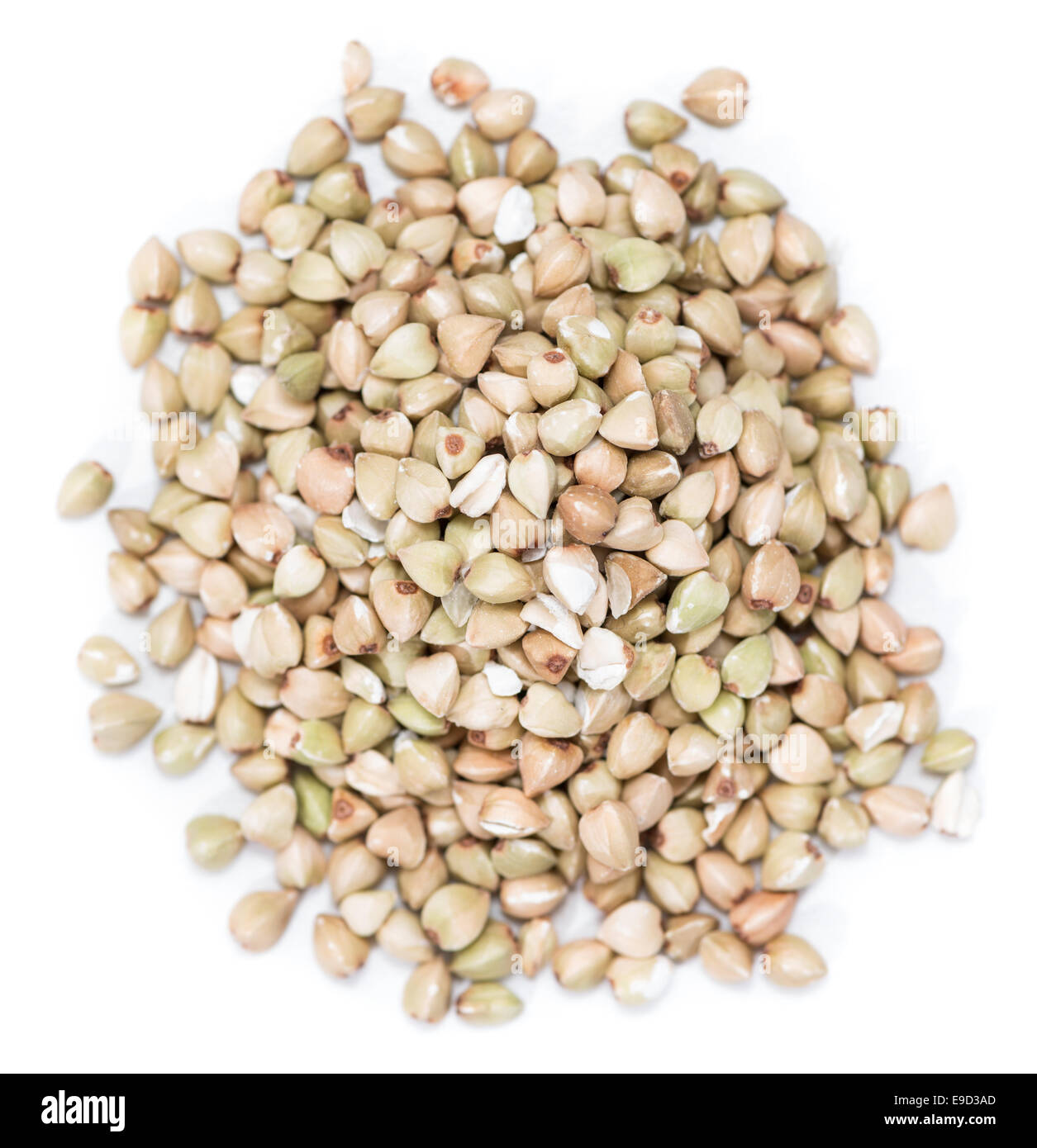 Buckwheat isolated on pure white background Stock Photo - Alamy