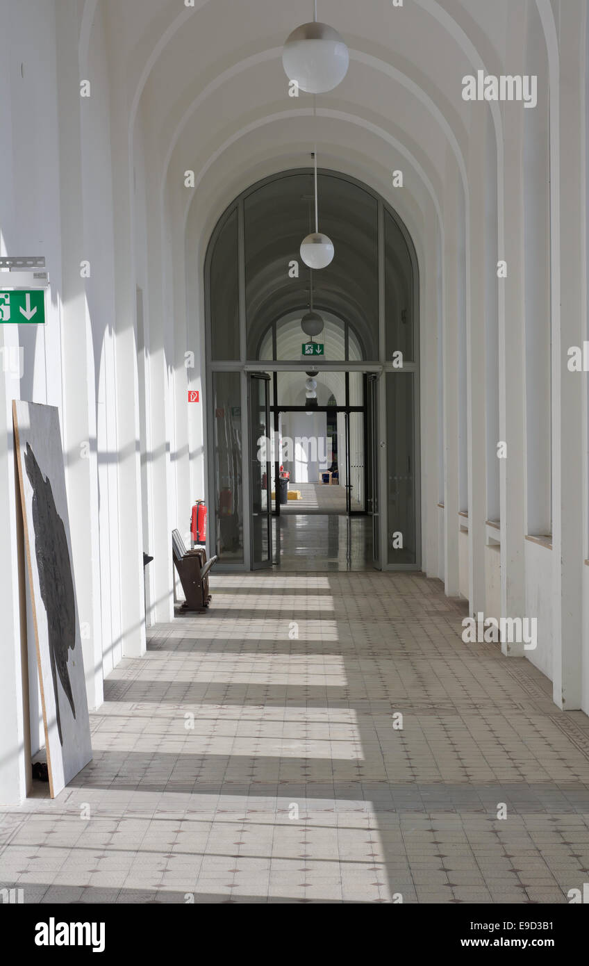 Interior View of Workshop Corridor Stock Photo - Alamy