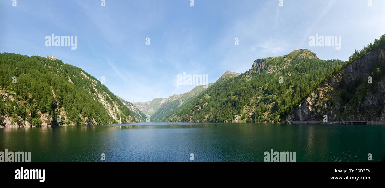 Vallemaggia, Ticino, Switzerland: Lake of elder, Lago del Sambuco Stock ...