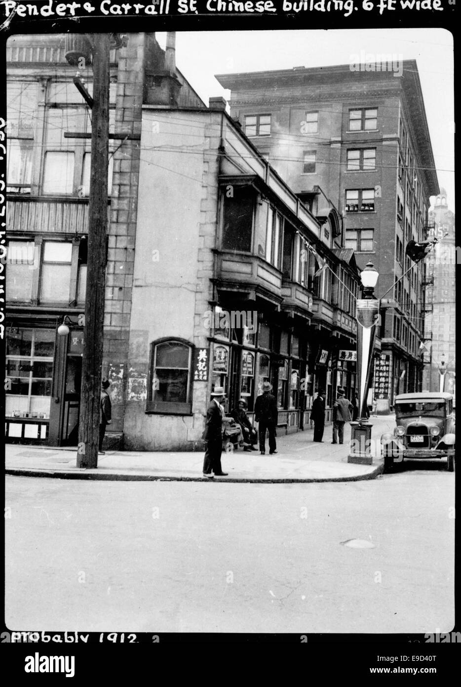 Building built in early Black and White Stock Photos & Images - Alamy