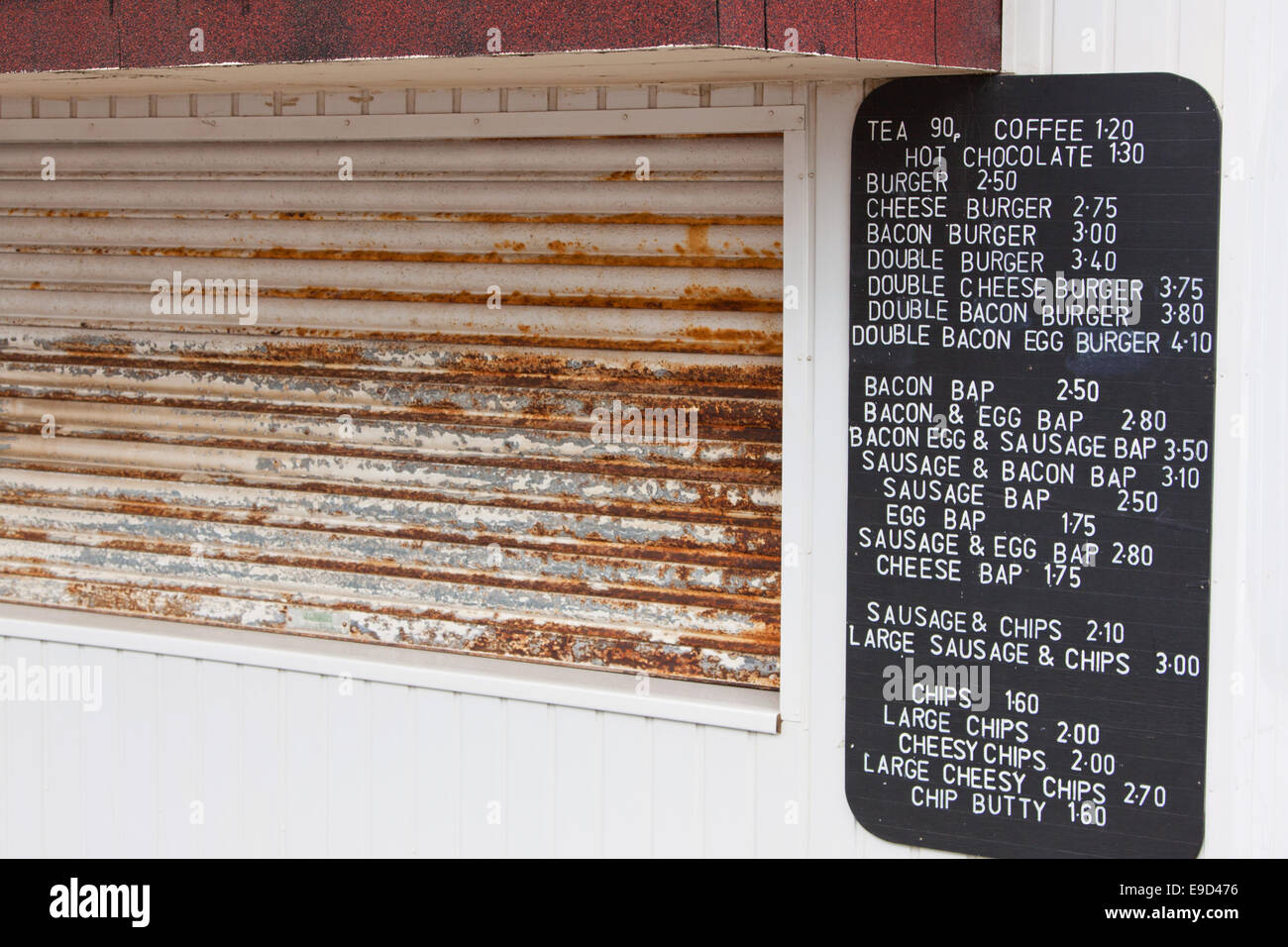 Fast food menu and calories listed hi-res stock photography and images ...