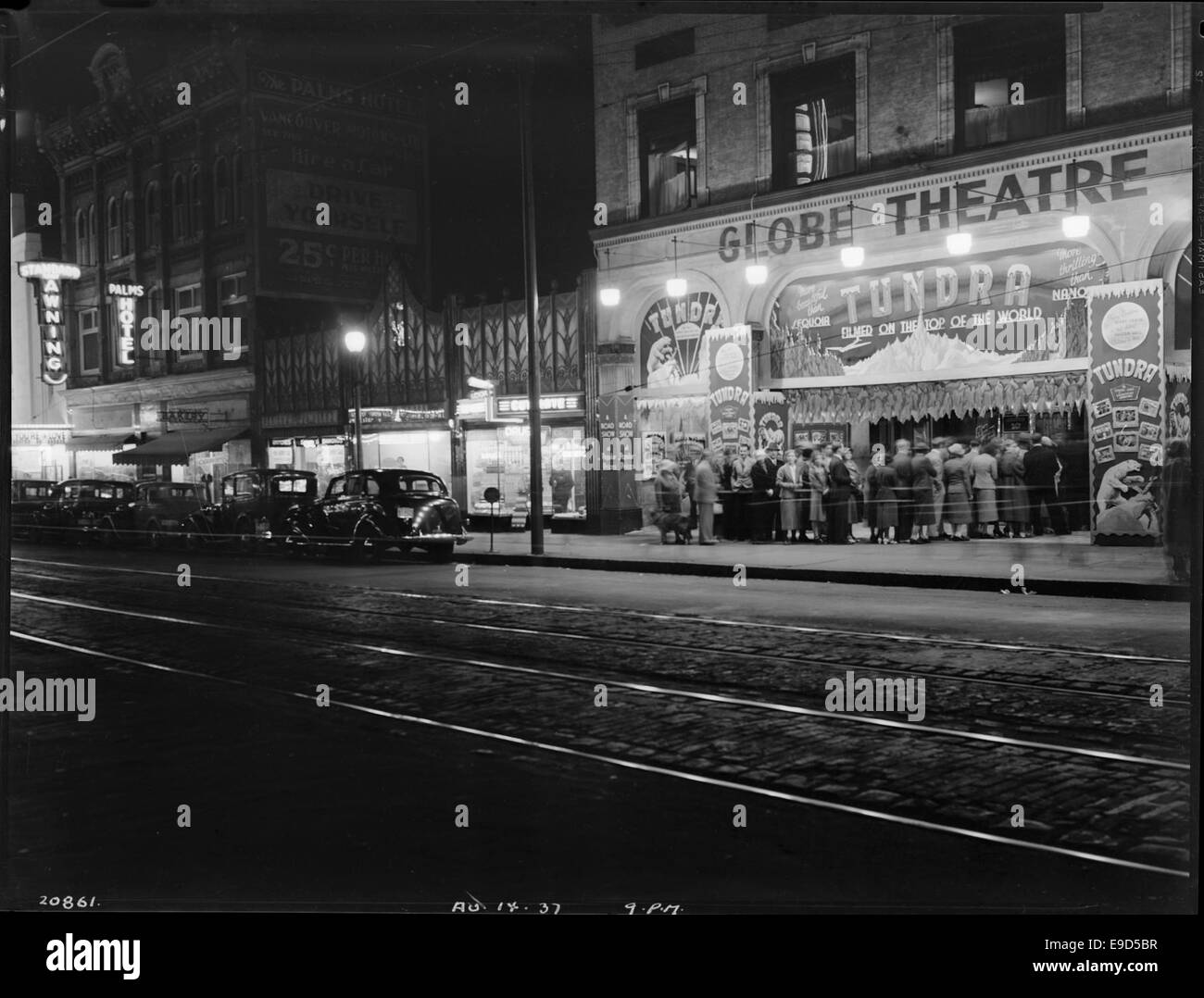 A historic photograph of the Globe Theatre, likely showcasing its ...