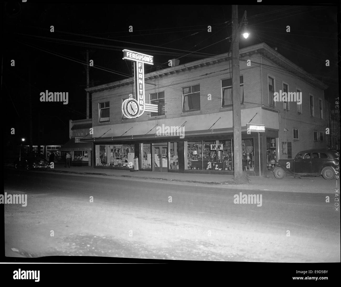 A vintage photograph of Ferguson Hardware in Vancouver, showcasing the ...