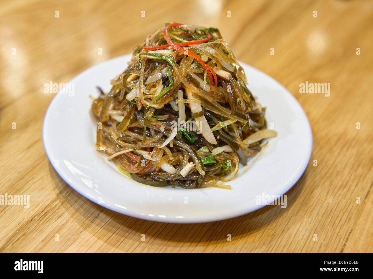 black fungus salad in a Chinese restaurant Stock Photo - Alamy