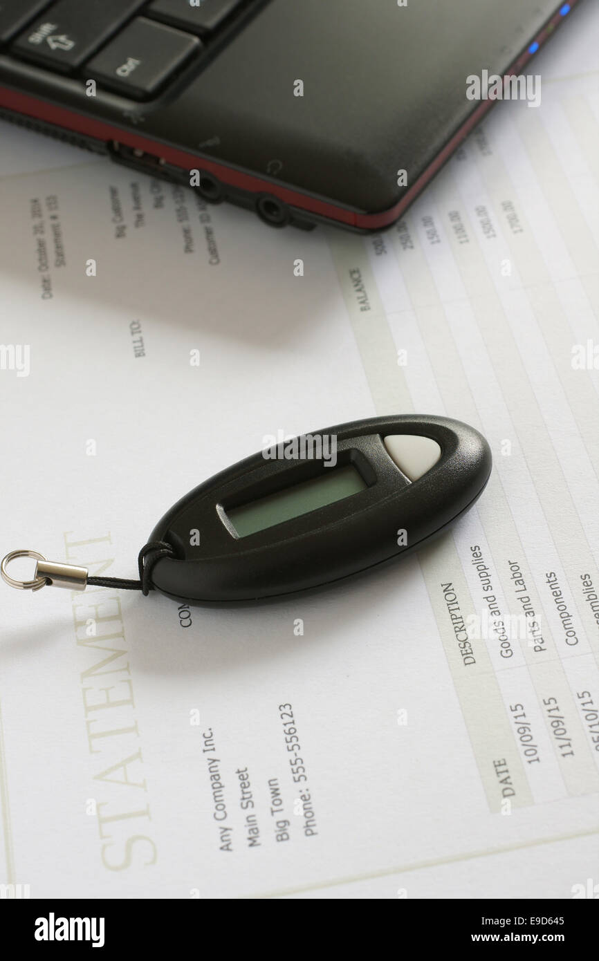 Online banking security device hi-res stock photography and images - Alamy