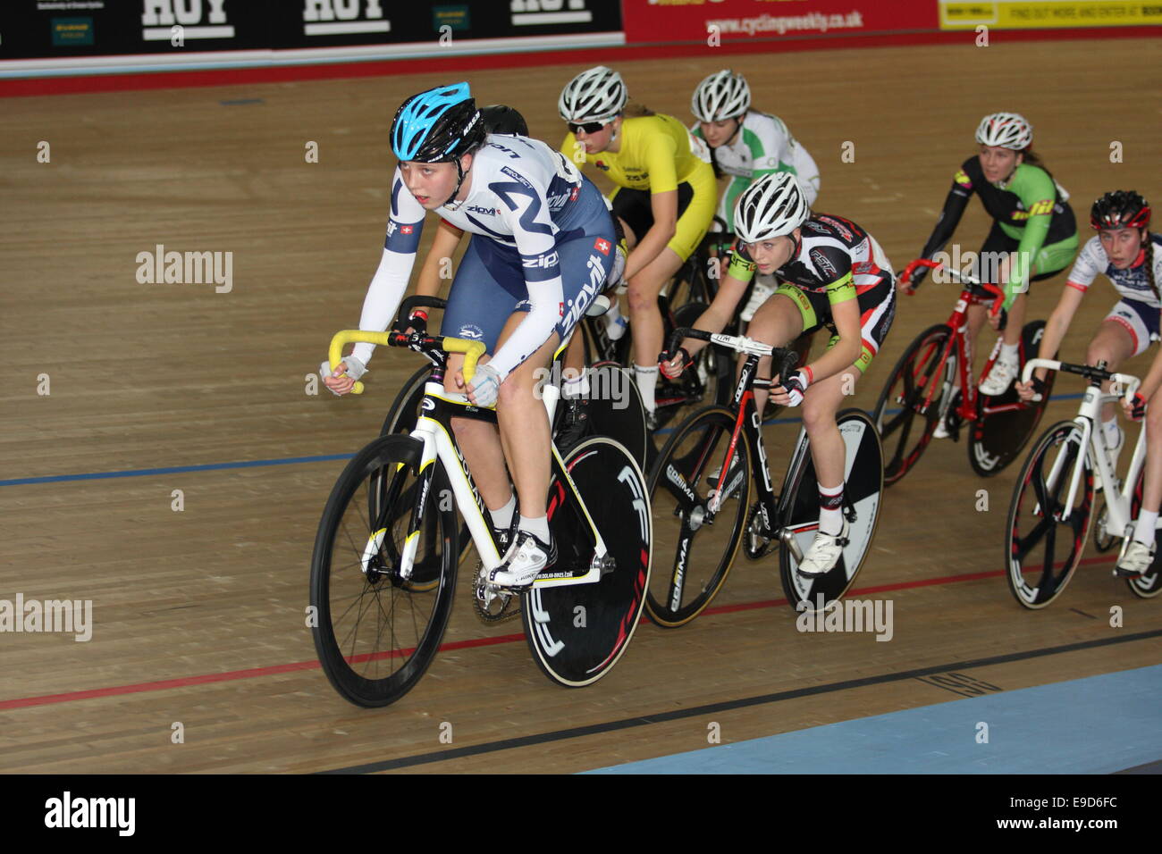 Lee Valley VeloPark, London, UK. 25th October 2014. Revolution Series ...
