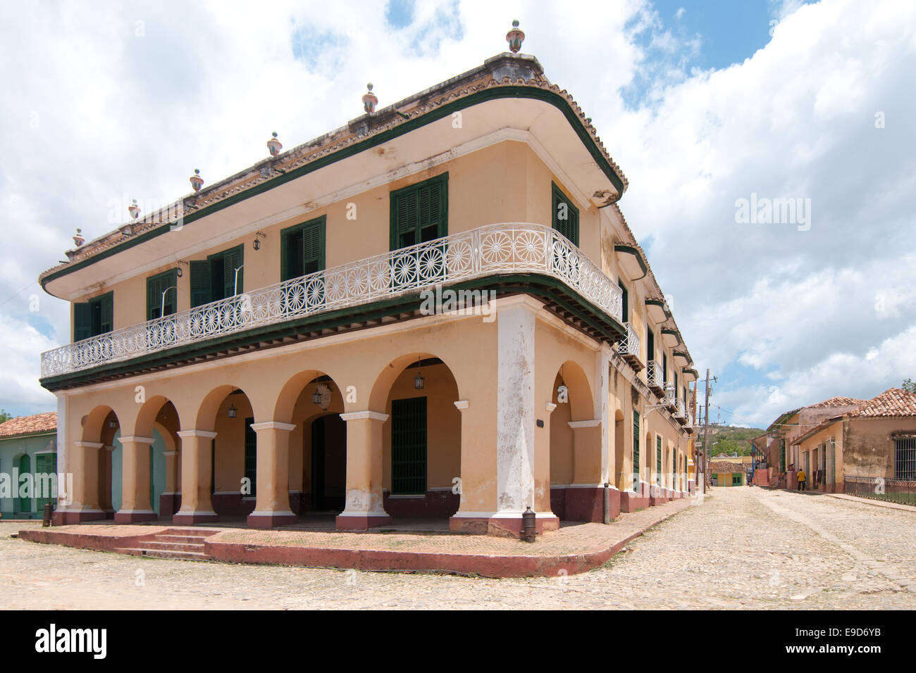 A view of one of thebuildings in Trinidad, cuba , one of UNESCOs World ...