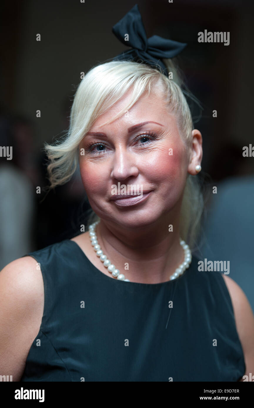 Miss USSR UK 2014 held at the Cadogan Hall. Beauty pageant competition ...