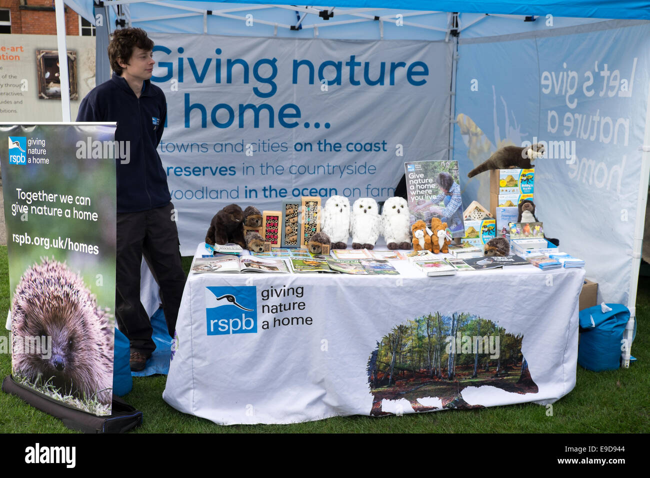 RSPB Stall ,Lincoln ,UK Stock Photo - Alamy