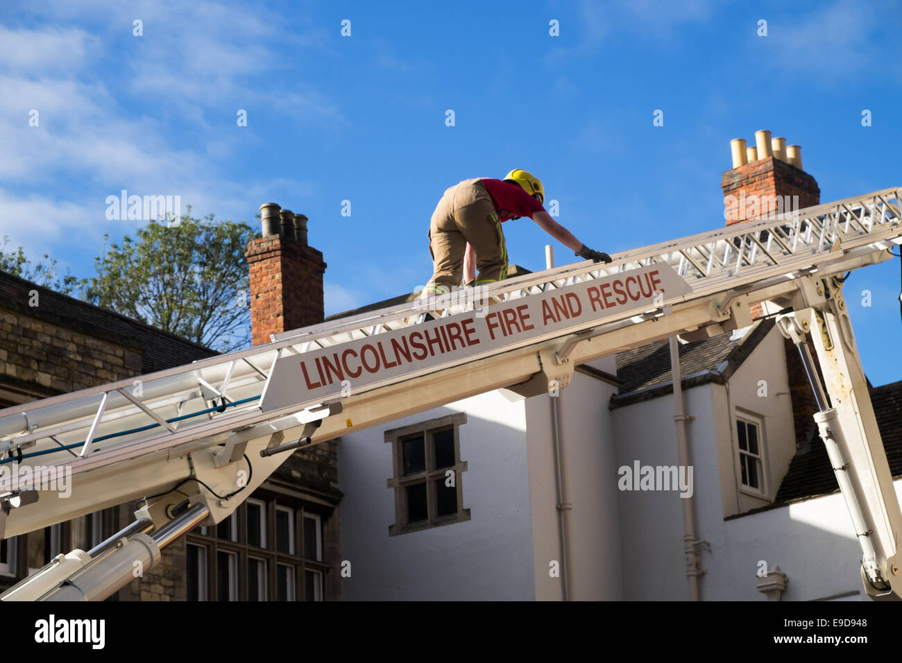 Lincolnshire Fire And Rescue Stock Photo - Alamy