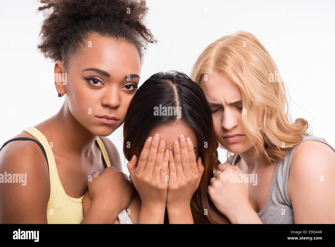 Sad Friends Comfort High Resolution Stock Photography and Images - Alamy