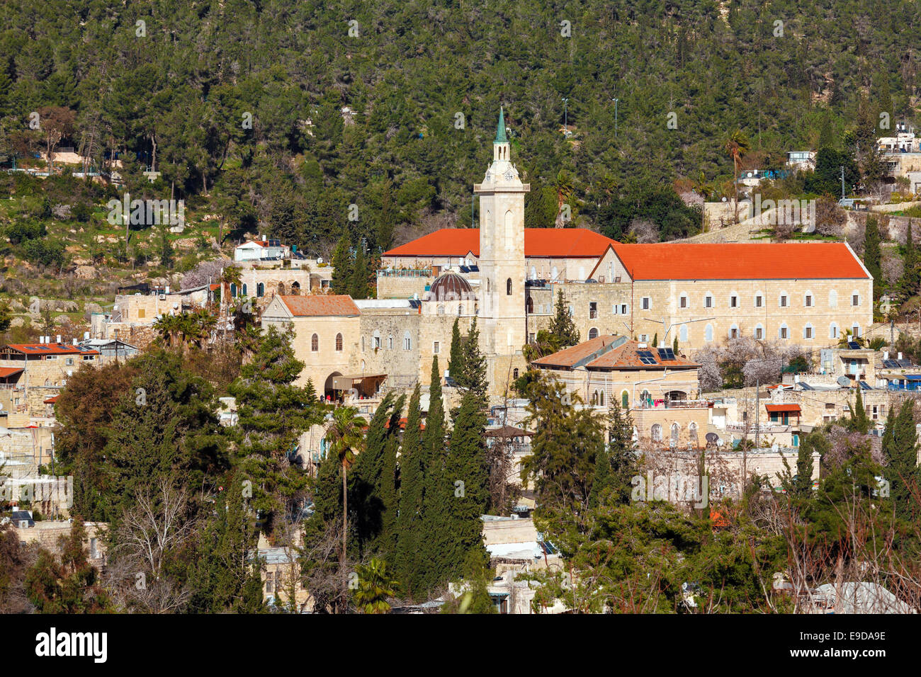Catholic Сonvent, Ein Kerem, Jerusalem, Israel Stock Photo - Alamy
