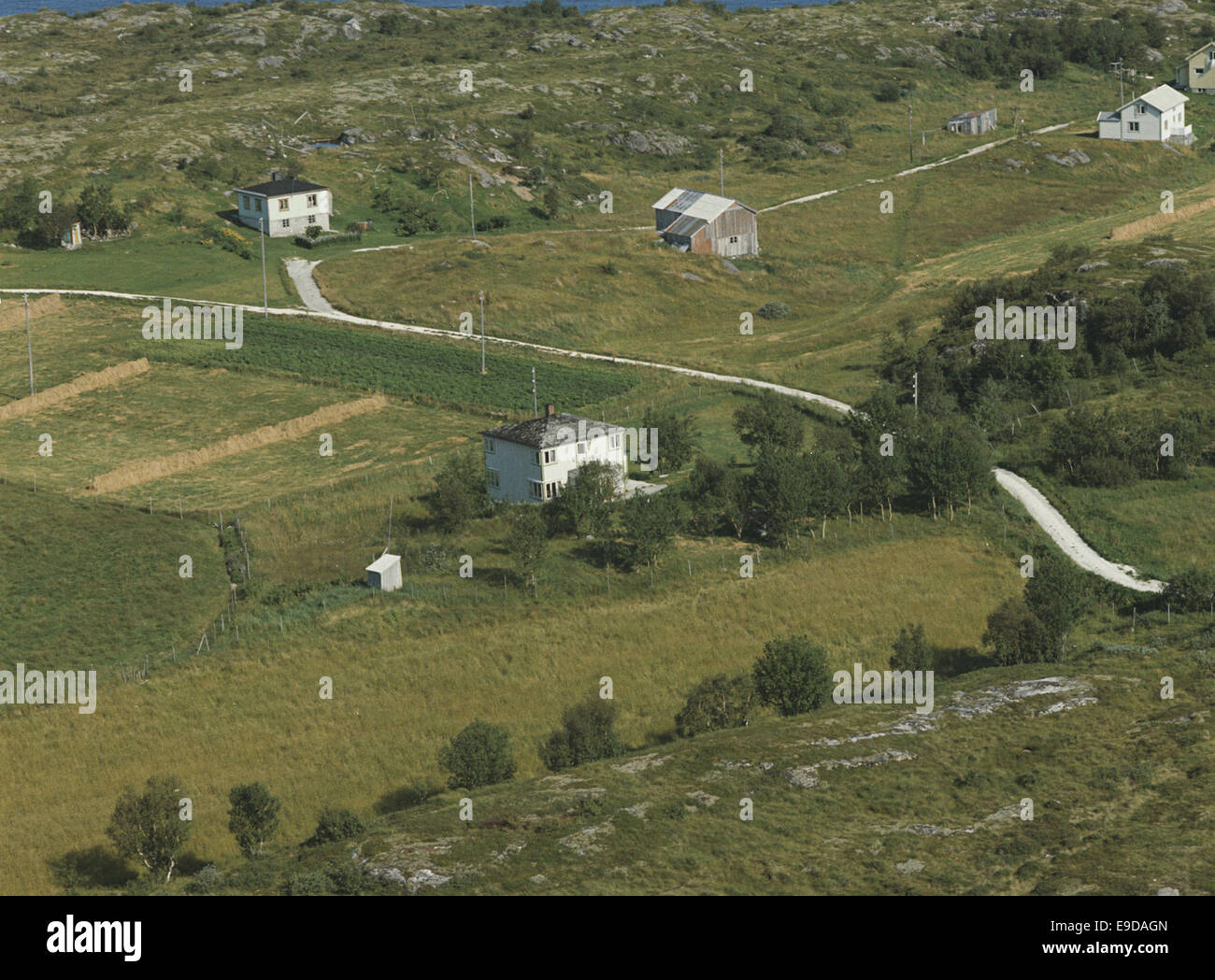 Aerial perspective captures breathtaking mountain hi-res stock ...