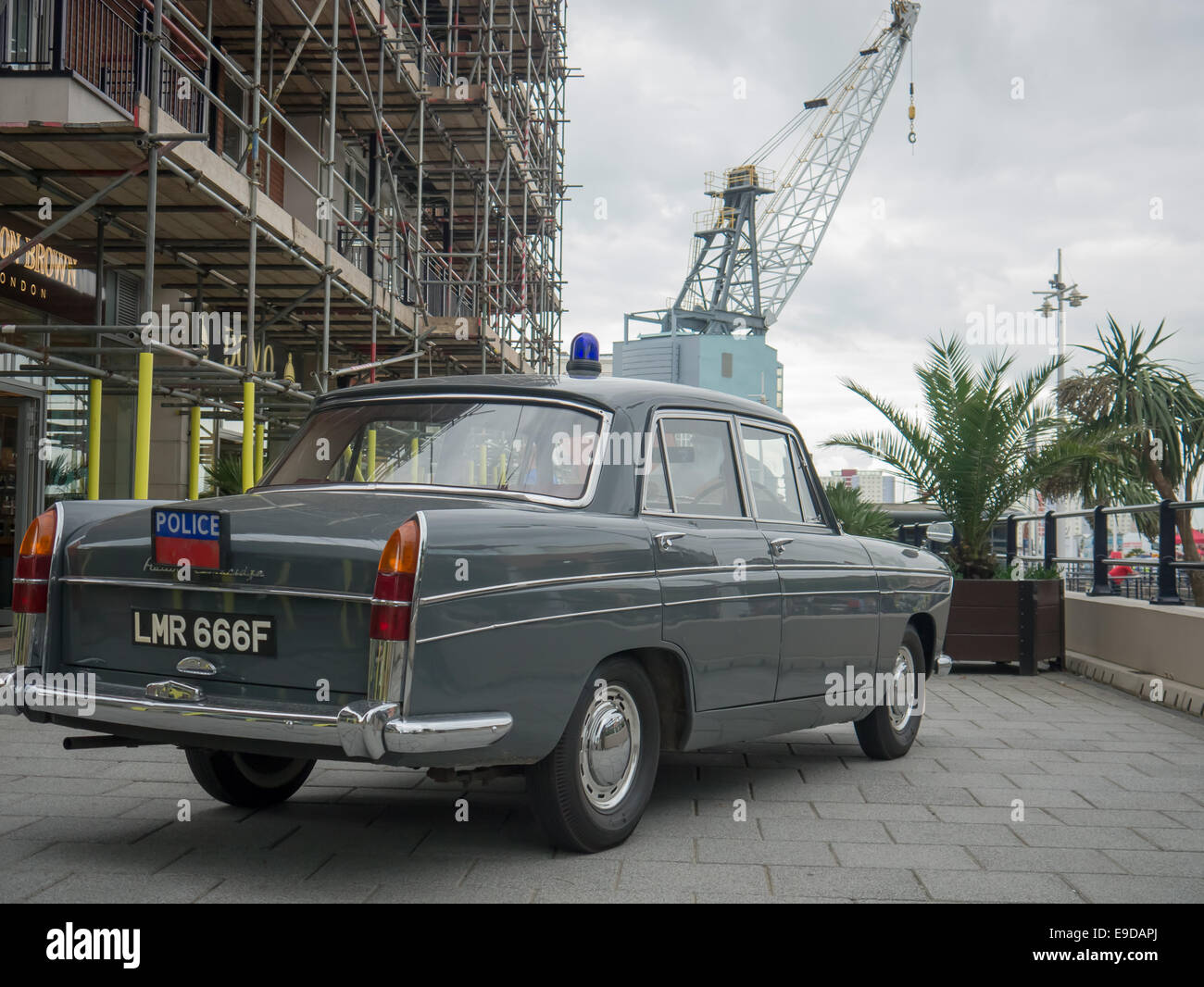 Vintage police car hi-res stock photography and images - Alamy