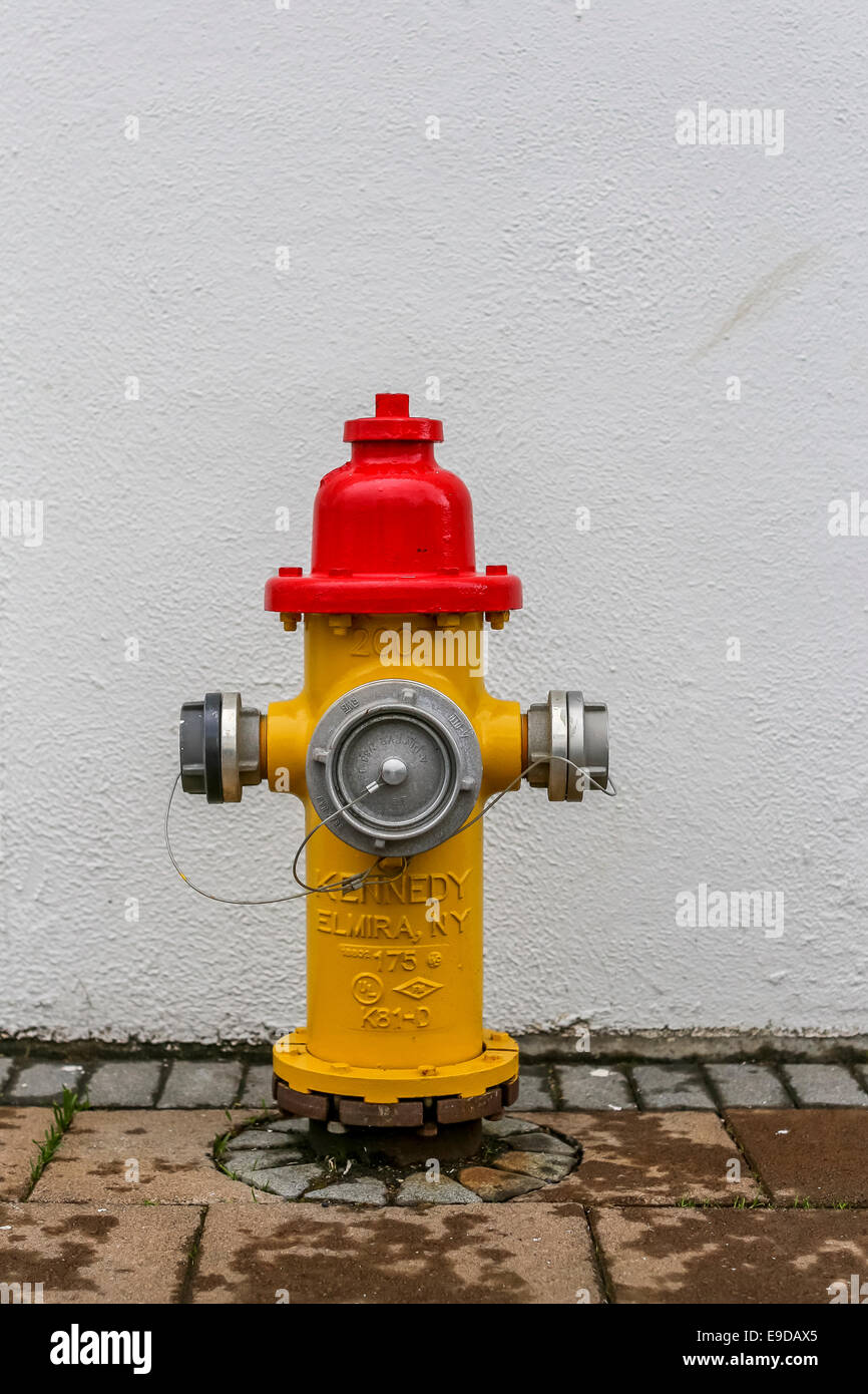 REYKJAVIK ICELAND street hydrant photo Stock Photo - Alamy