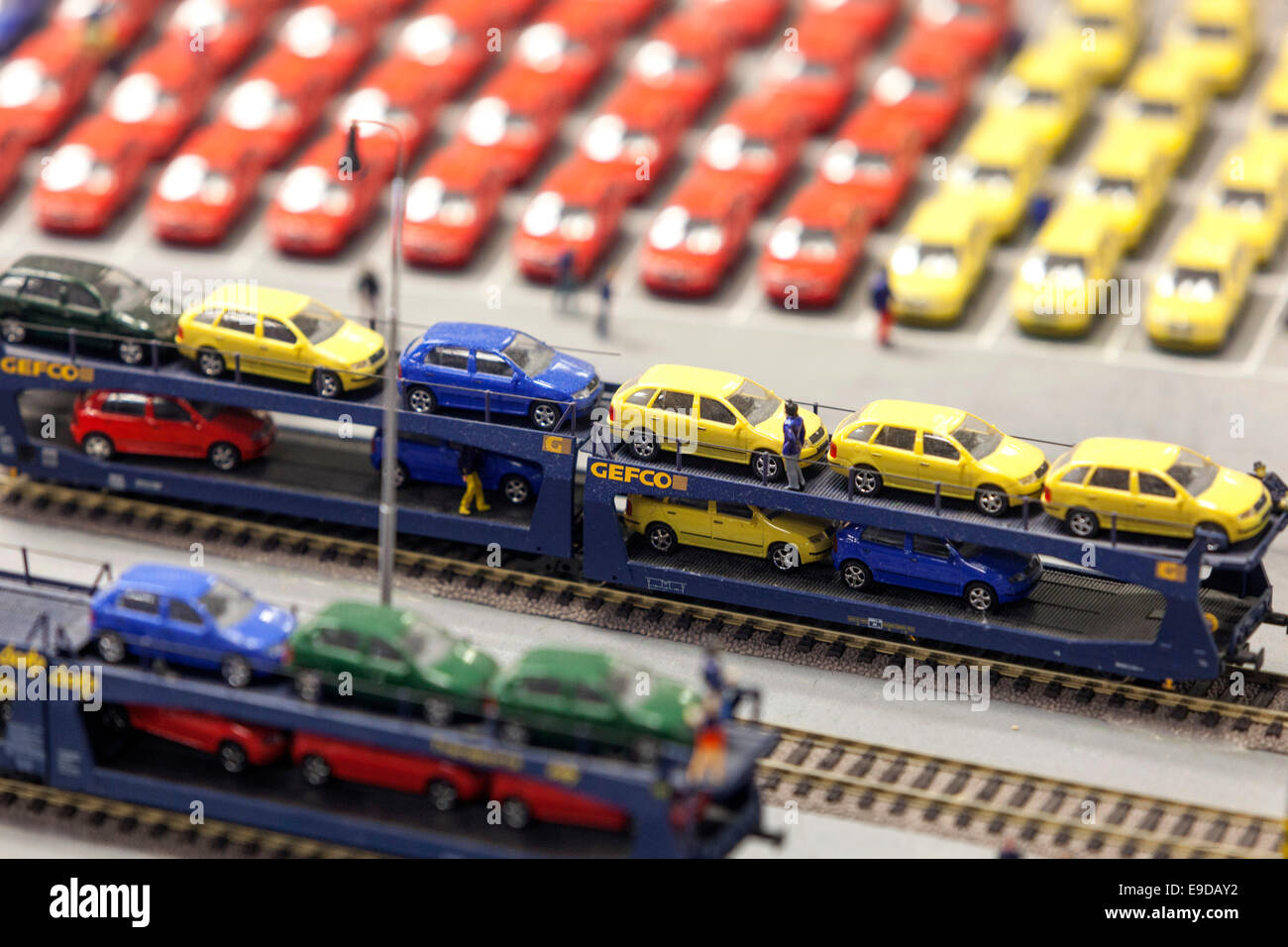 Railway model, Prague Czech Republic Stock Photo - Alamy