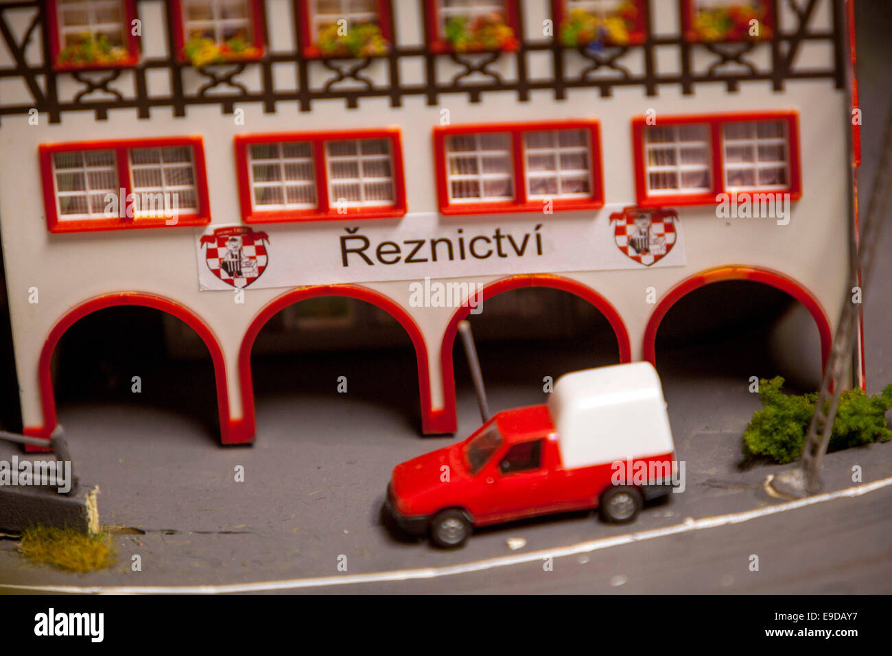 Railway model, Prague Czech Republic Stock Photo - Alamy