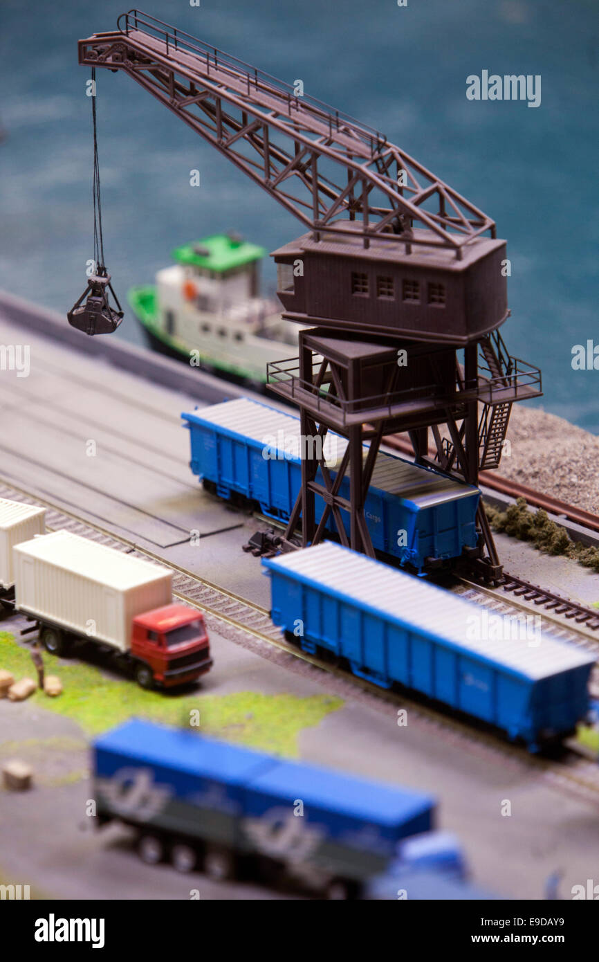 Railway model, Prague Czech Republic Stock Photo - Alamy