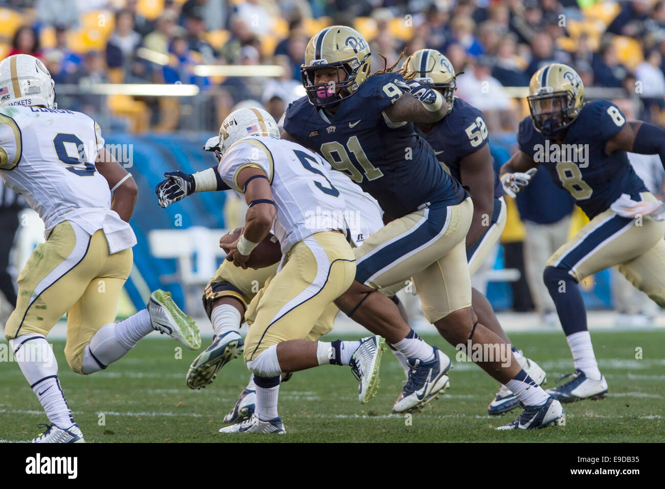 Pittsburgh, Pennsylvania, USA. 25th Oct, 2014. Pittsburgh DL DARRYL ...