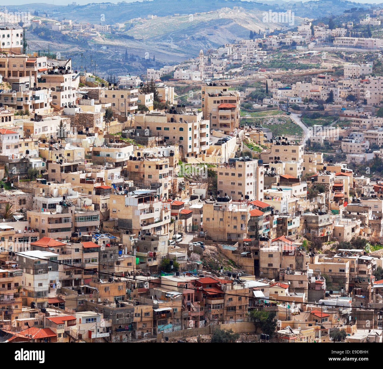 Old Homes on Temple Mount of Old City, Jerusalem Stock Photo - Alamy