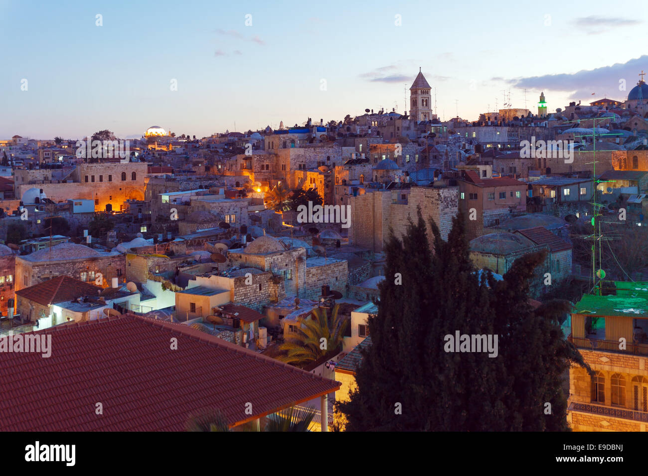 Temple mount jerusalem aerial view hi-res stock photography and images ...