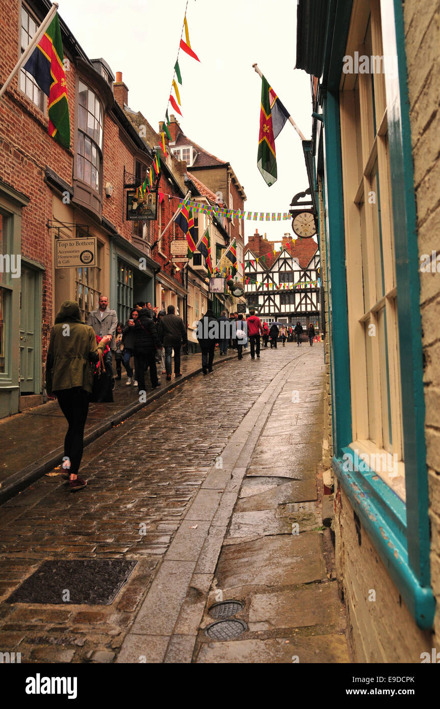 Steep Hill, Lincoln Stock Photo - Alamy