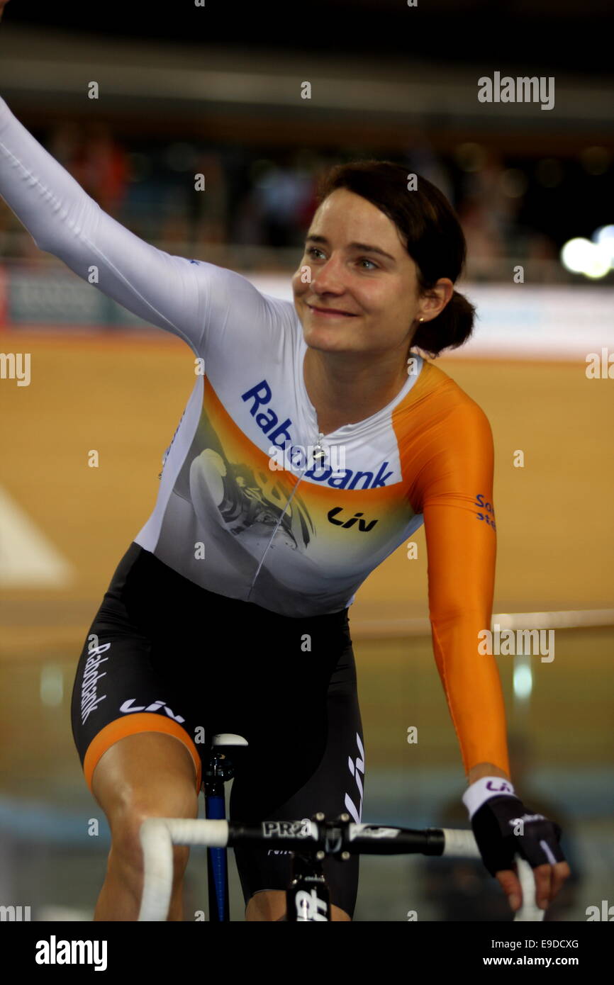 Lee Valley VeloPark, London, UK. 25th October 2014. Revolution Series ...