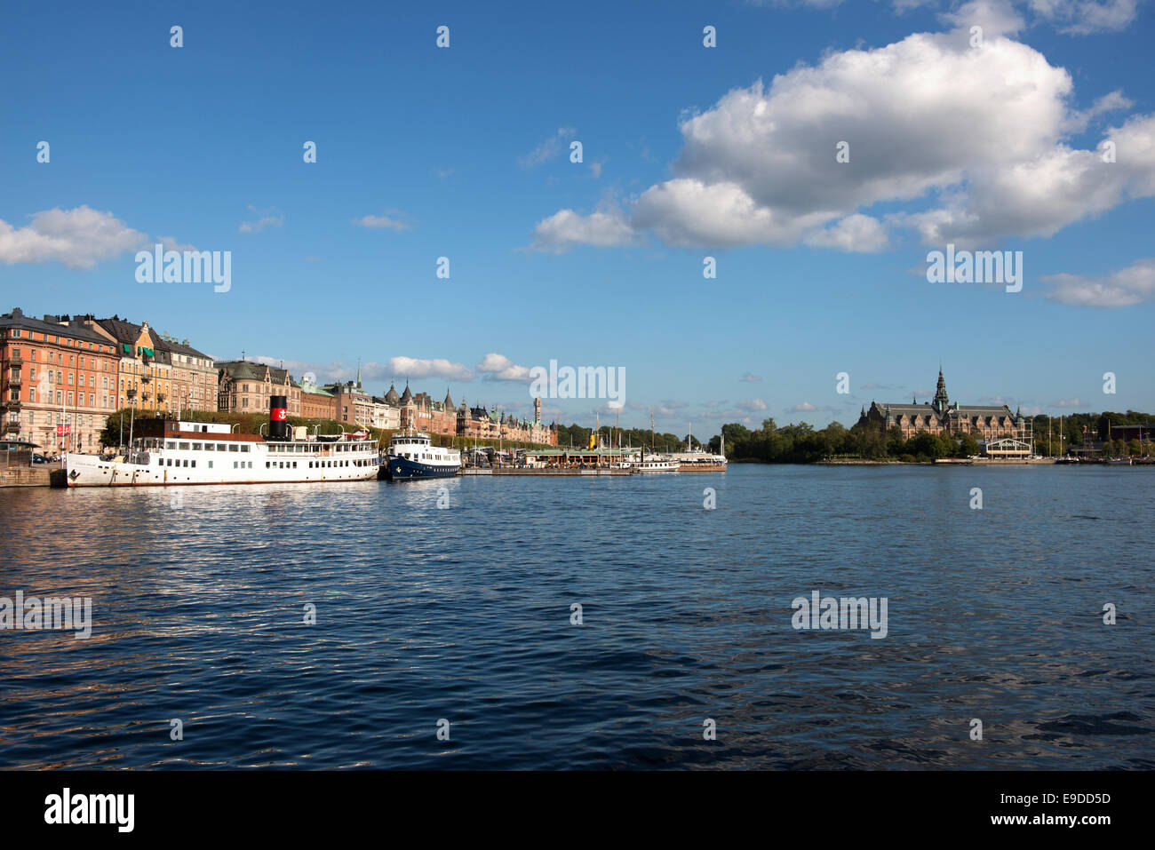 Peaceful nybroviken buildings background hi-res stock photography and ...
