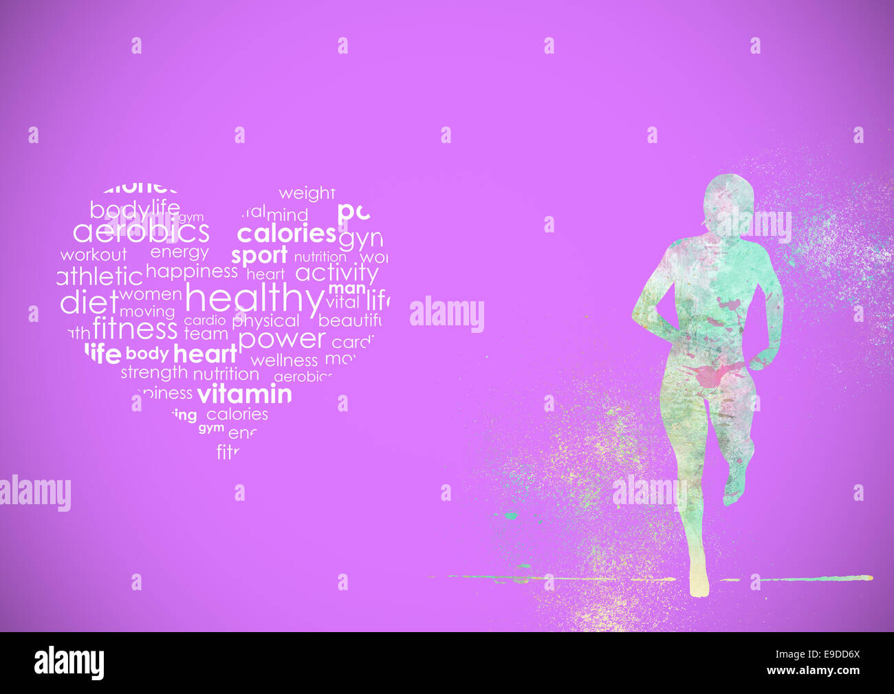 And fitness background hi-res stock photography and images - Alamy