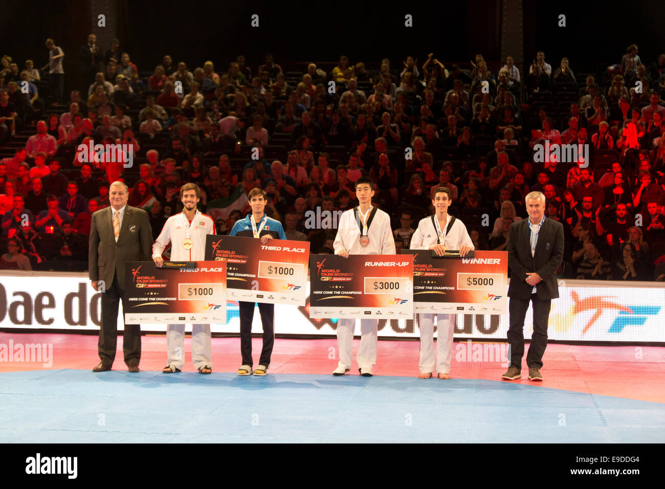 Manchester, UK. 25th Oct, 2014. Final Male -58kg Farzan ASHOUR ZADEH ...