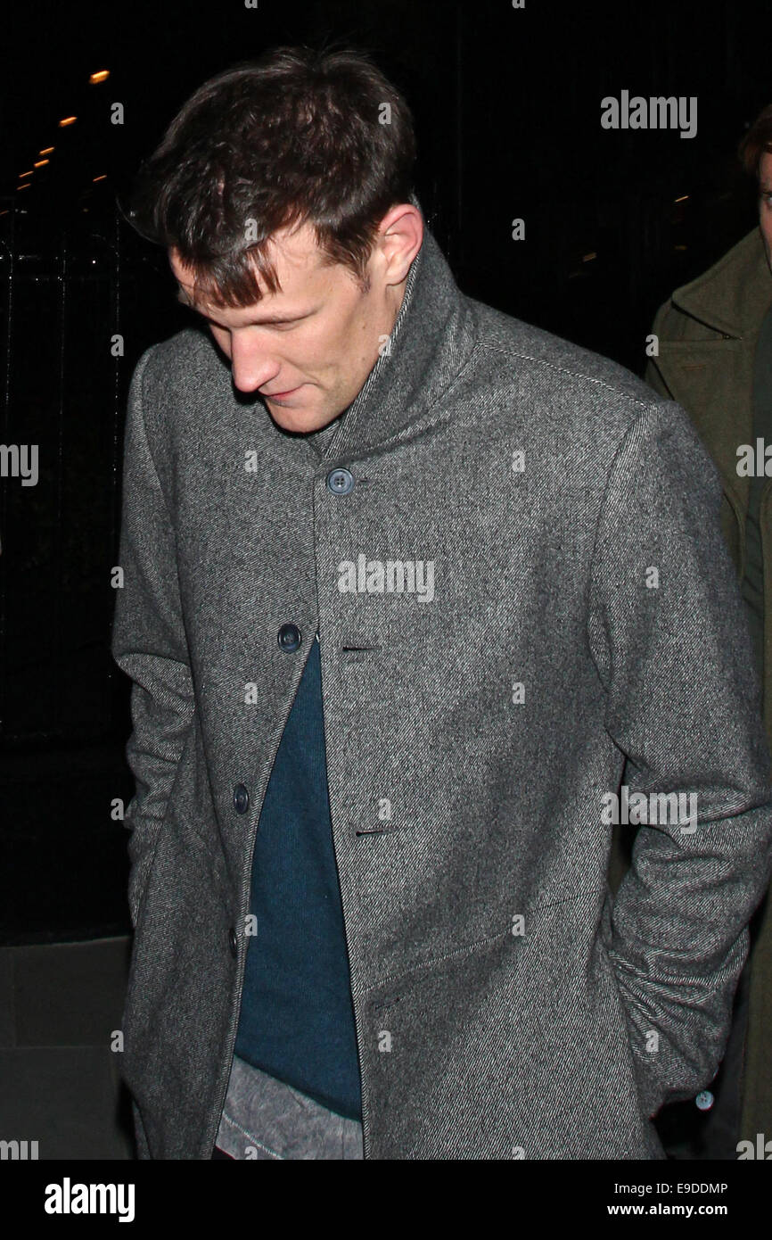Various at Fire House Restaurant Featuring: Matt Smith Where: London ...