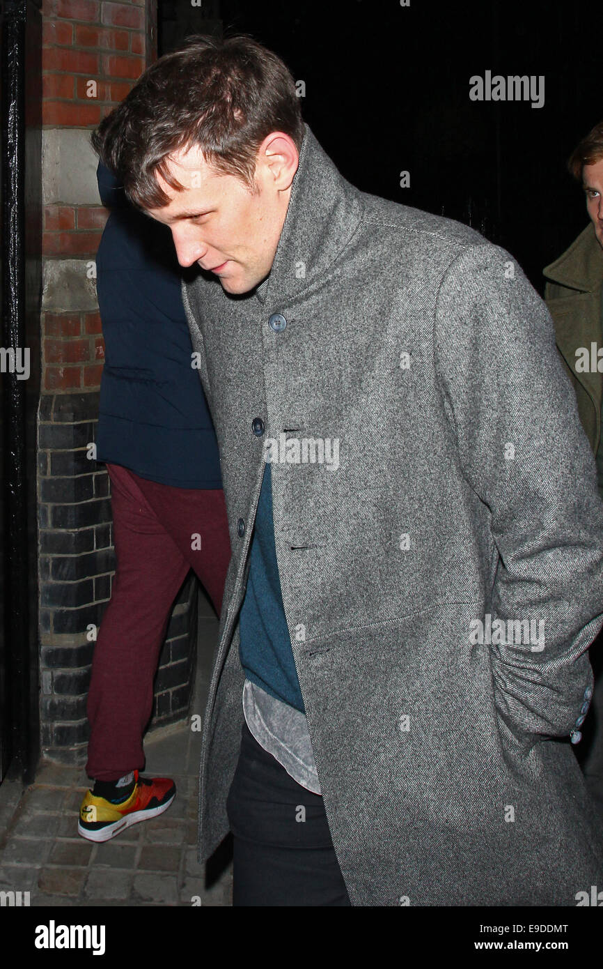 Various at Fire House Restaurant Featuring: Matt Smith Where: London ...