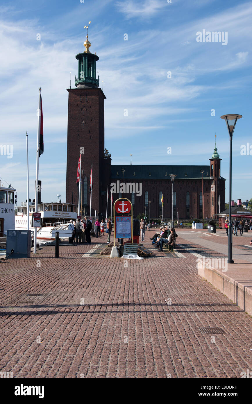 city hall-stadshuset stockholm, sweden Stock Photo - Alamy
