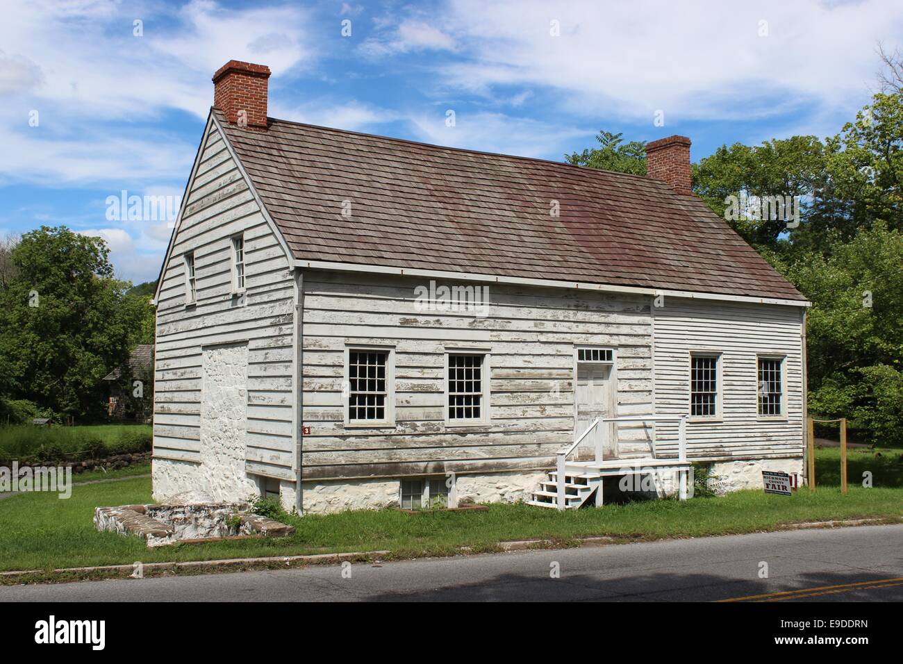 Boehm House, built around 1750 in Historic Richmondtown, Staten Island ...