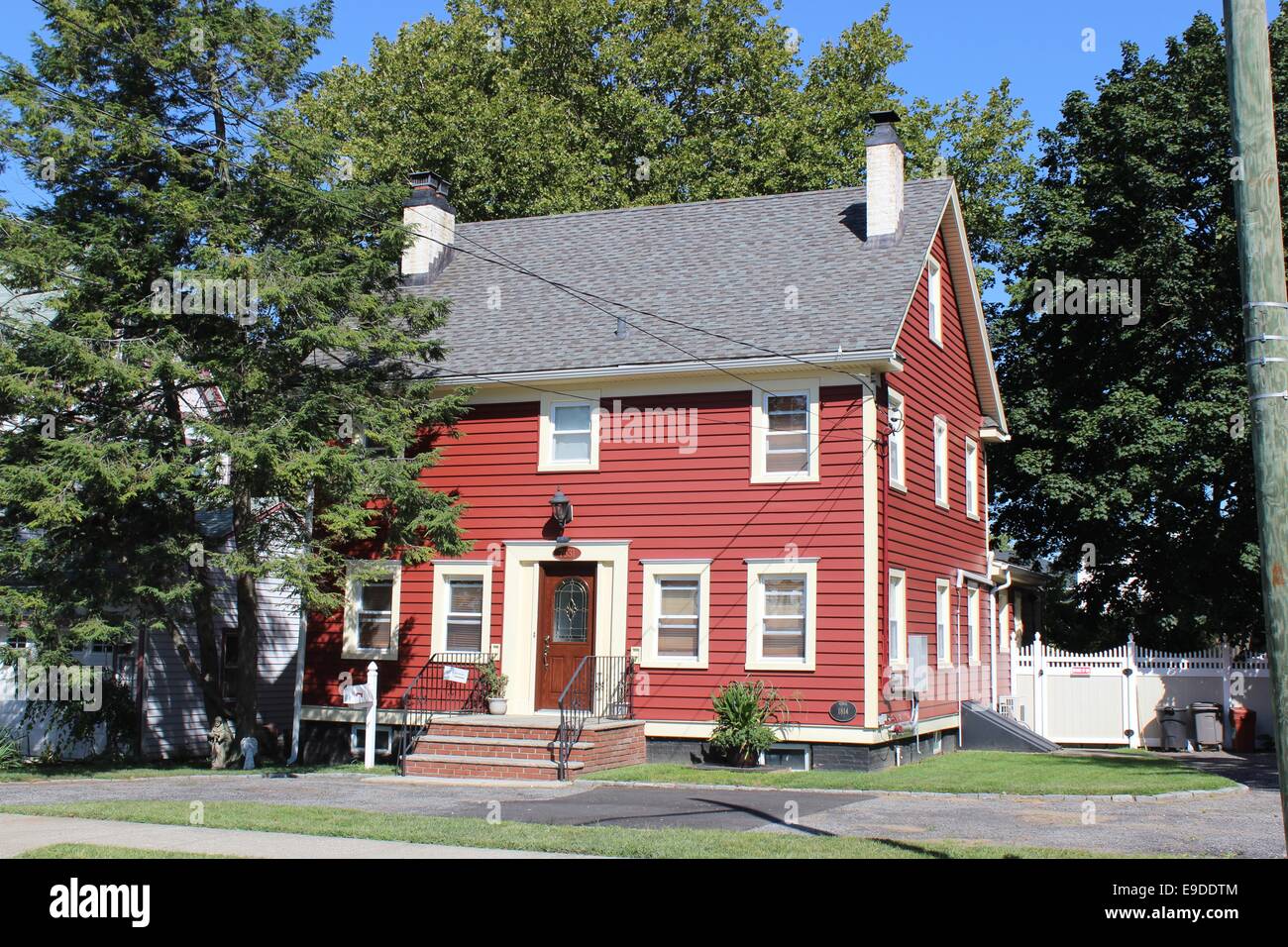 Vernacular house, built around 1814 in Tottenville, Staten Island Stock ...