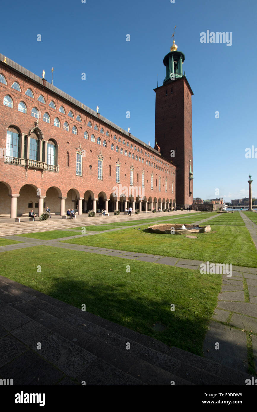 city hall-stadshuset stockholm, sweden Stock Photo - Alamy