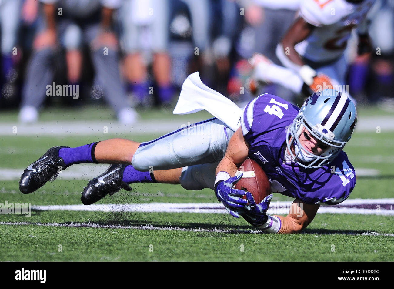 Manhattan, Kansas, USA. 25th Oct, 2014. Kansas State Wildcats wide ...