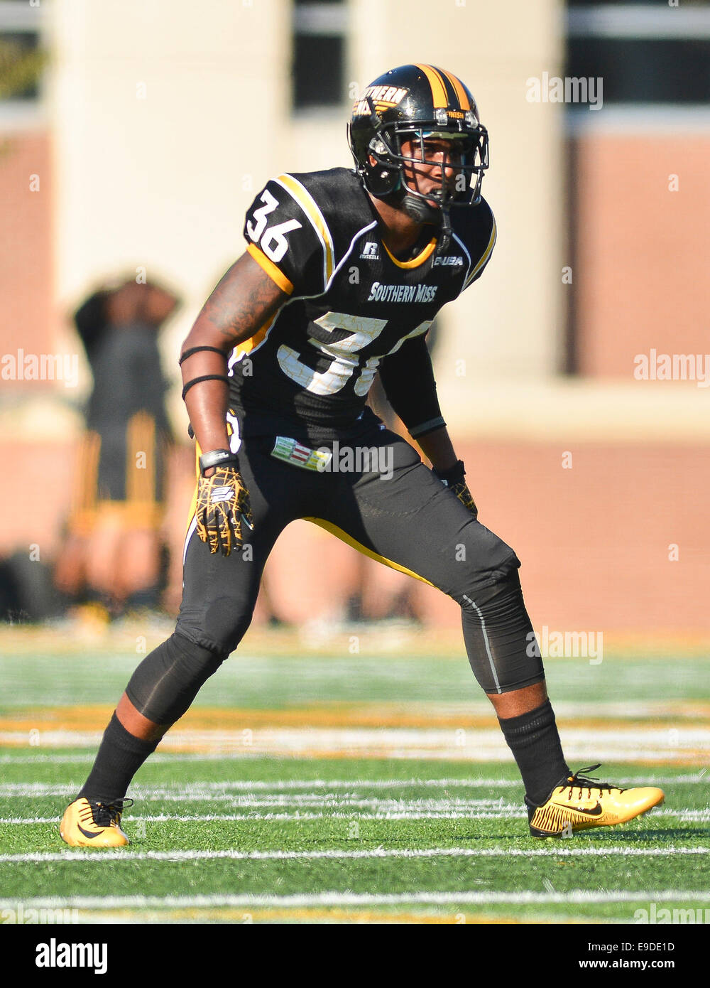 October 25, 2014:Southern Miss Golden Eagles fullback Barry Davis (36 ...