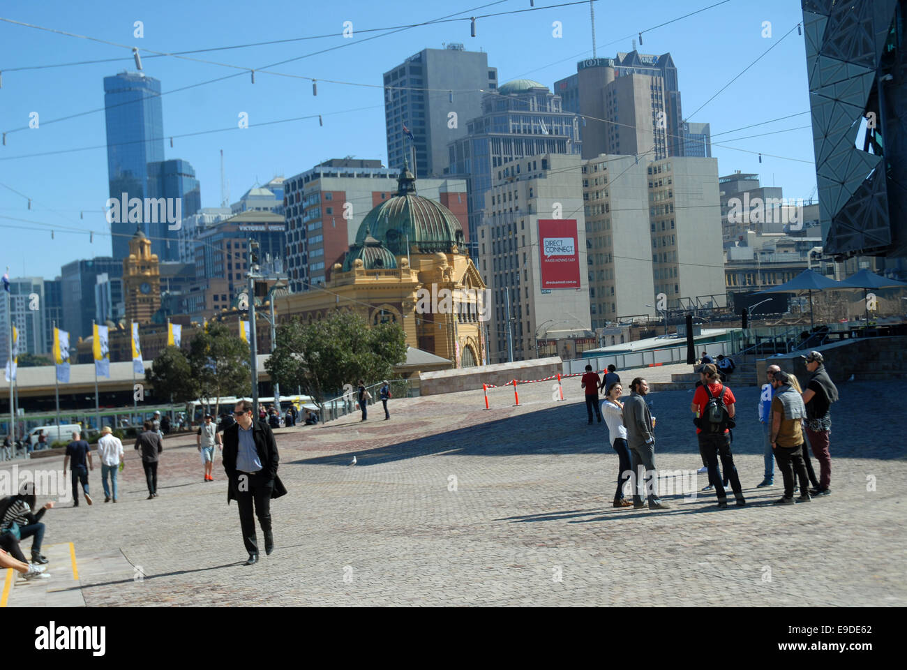 Melbourne fed square australia hi-res stock photography and images - Alamy
