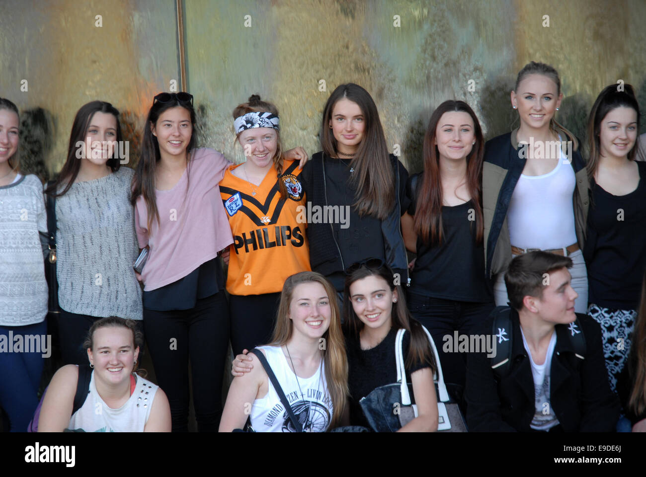 Group of girls, Melbourne, Australia Stock Photo - Alamy