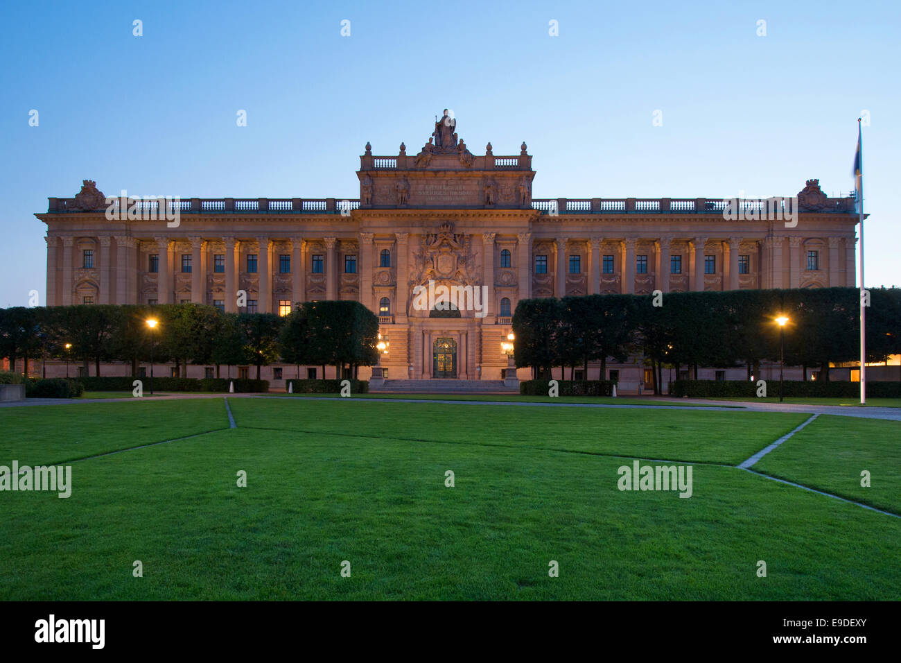 Riksdag - Swedish Parliament Building, Stockholm, Sweden Stock Photo ...