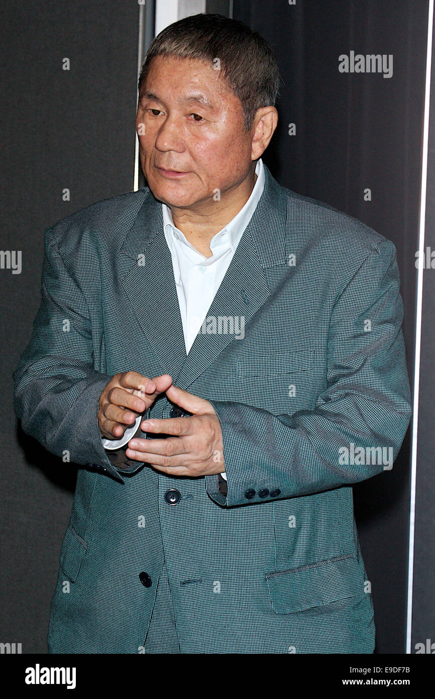 Tokyo, Japan. 25th Oct, 2014. Takeshi Kitano, : Takeshi Kitano film ...