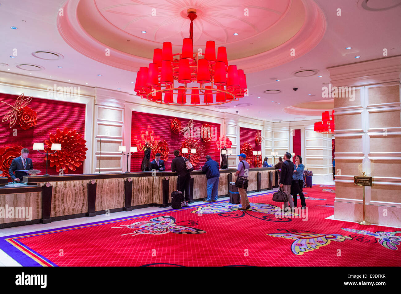 The interior of Encore Hotel and casino in Las Vegas Stock Photo - Alamy