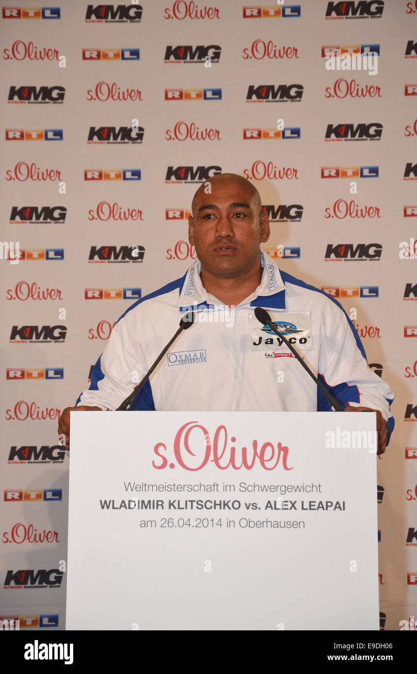 Press conference for the upcoming boxing fight between Wladimir ...