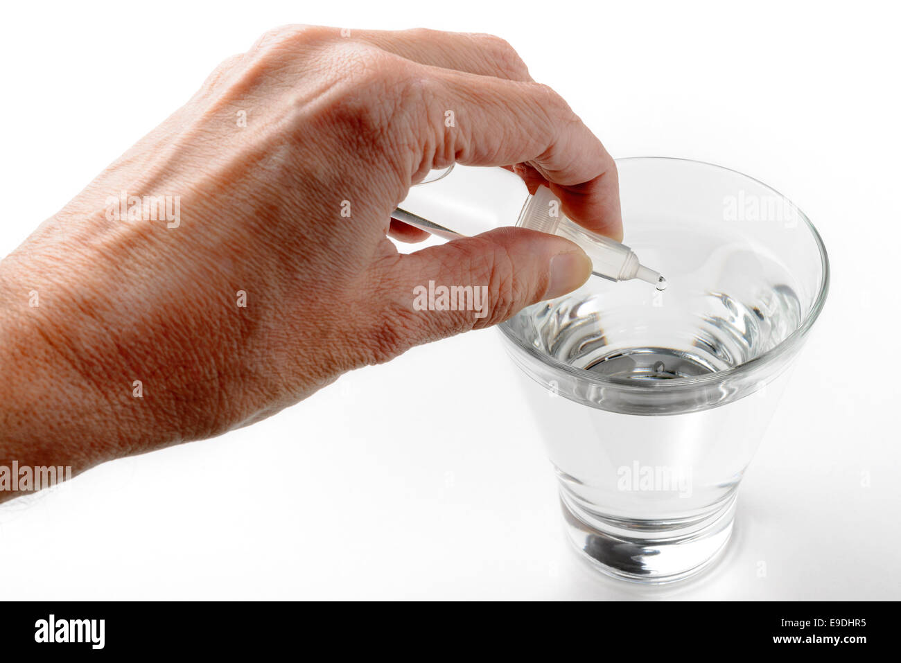 Hand glass water hi-res stock photography and images - Alamy