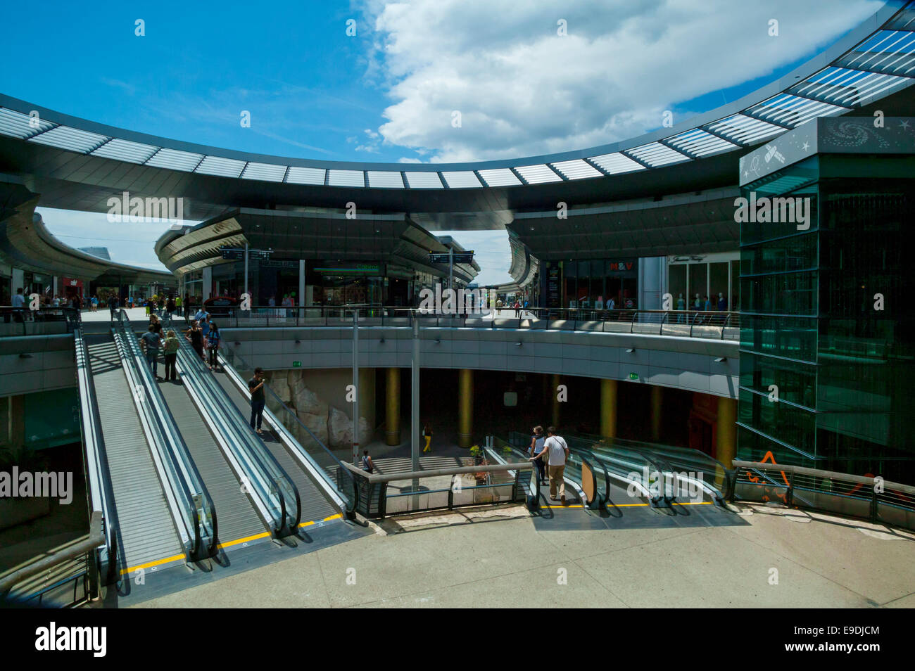 The Odysseum Shopping Center, Montpellier, Herault, France Stock Photo ...