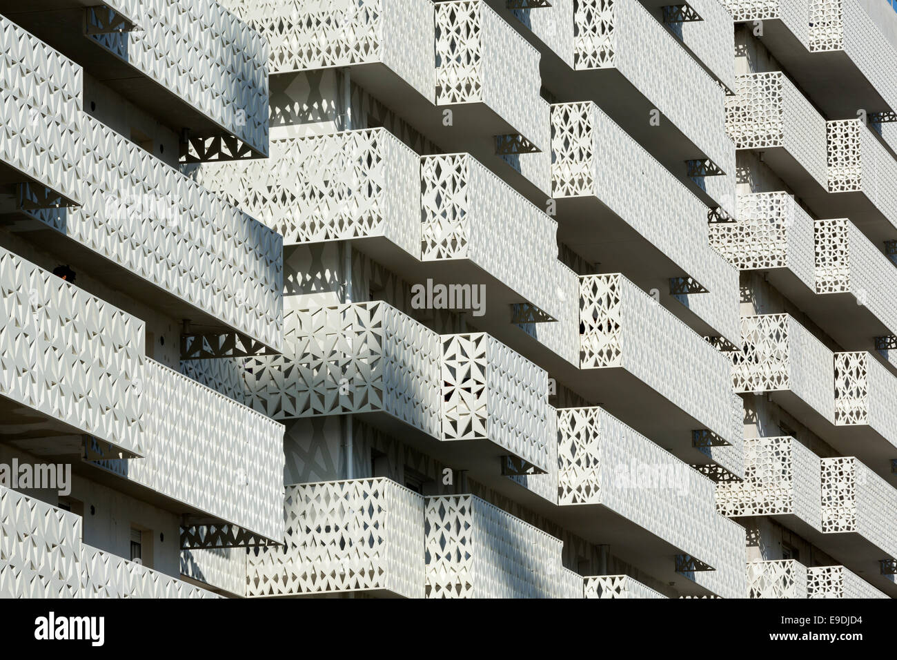 Modern Architecture, District Of Port Marianne, Montpellier, Herault ...