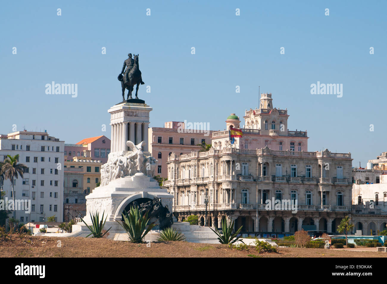 A view of Spanish embassy, Havana cuba Stock Photo - Alamy