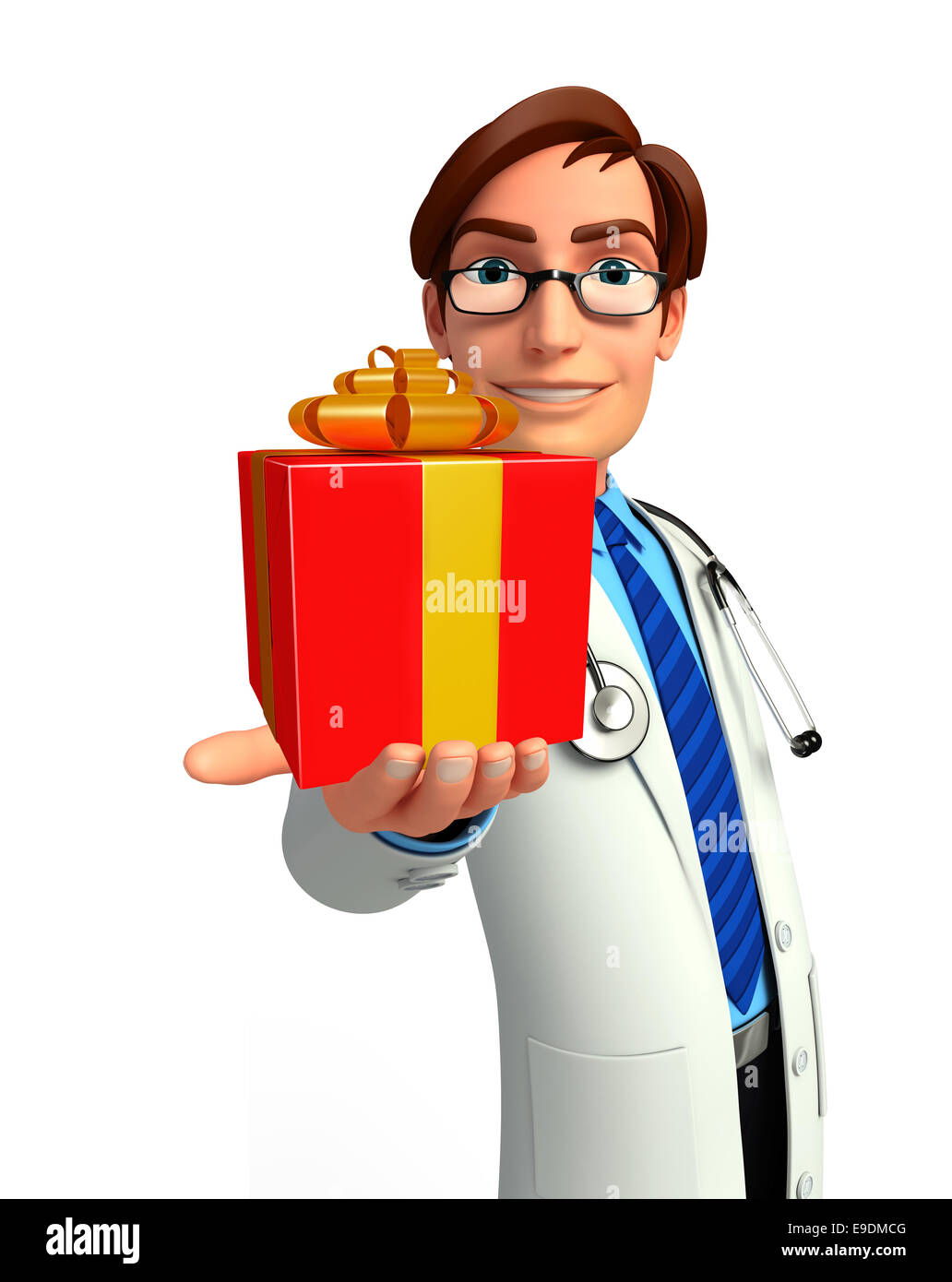 Doctor present Cut Out Stock Images & Pictures - Alamy
