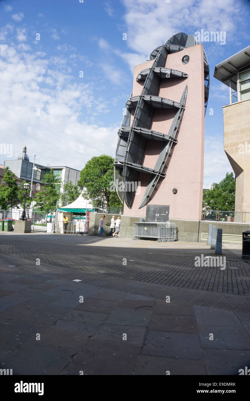 Leeds City center square Stock Photo - Alamy